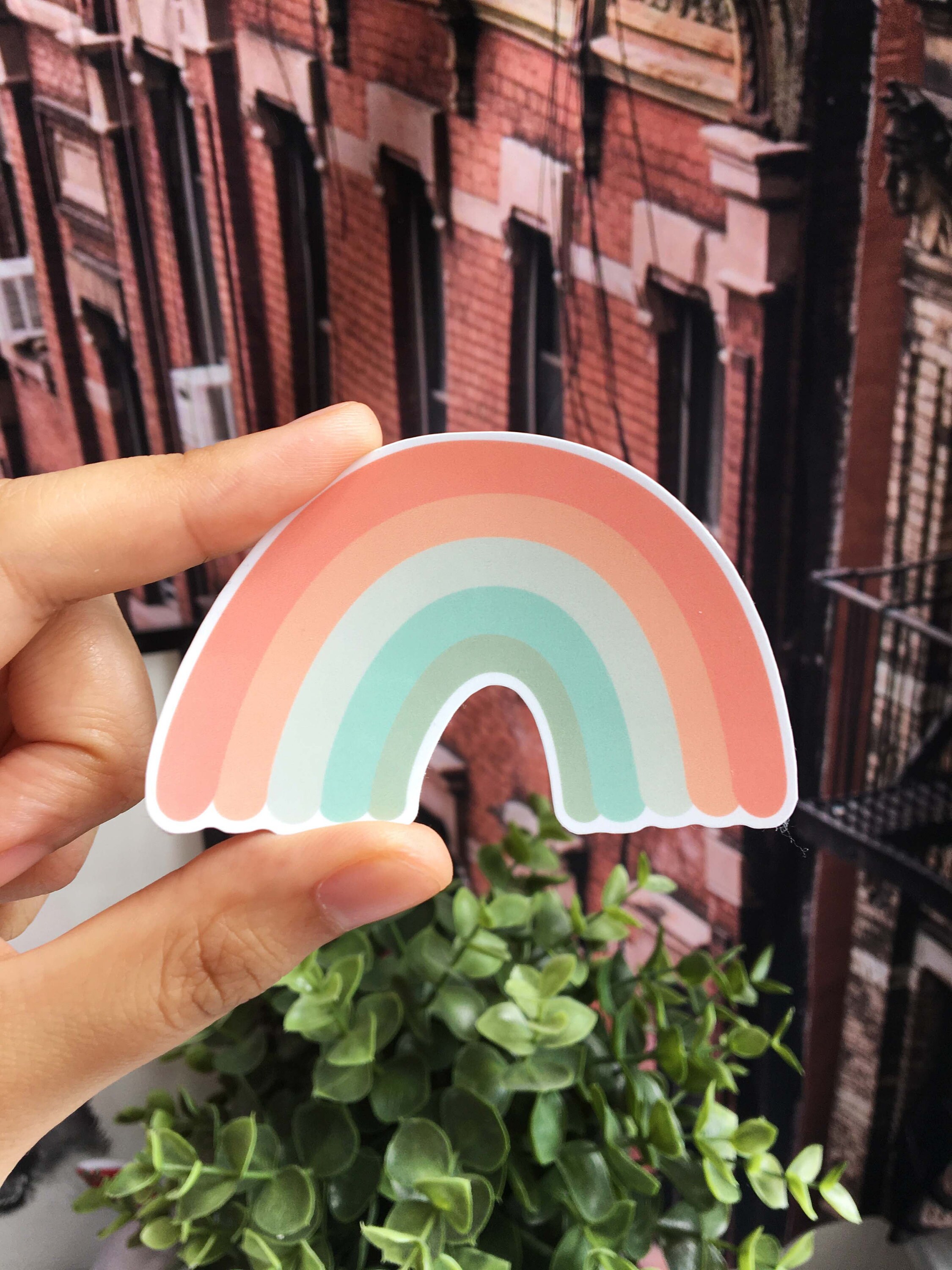 Rainbow Laptop Sticker Aesthetic Stickers Vinyl Laptop - Etsy