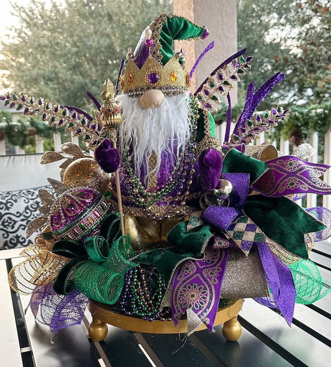 Mardi Gras, Mardi Gras Gnome, Mardi Gras Decorations Fat Tuesday, Mardi ...