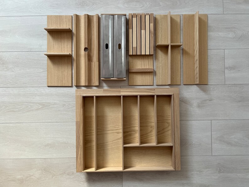 Kitchen Drawer Organizer Custom Drawer Divider Ash - Etsy