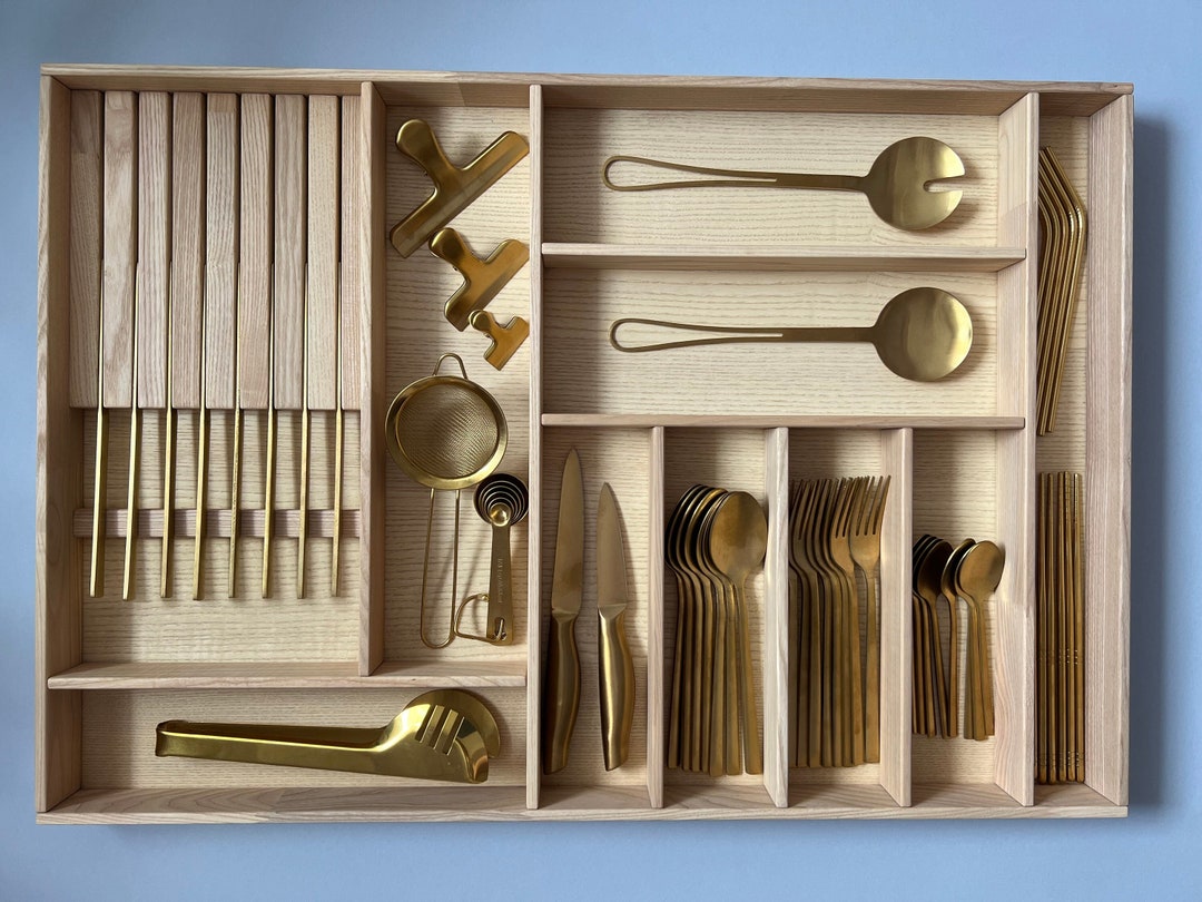 Kitchen Organizer Storage 29 to 33, Kitchen Drawer Insert, Custom ...