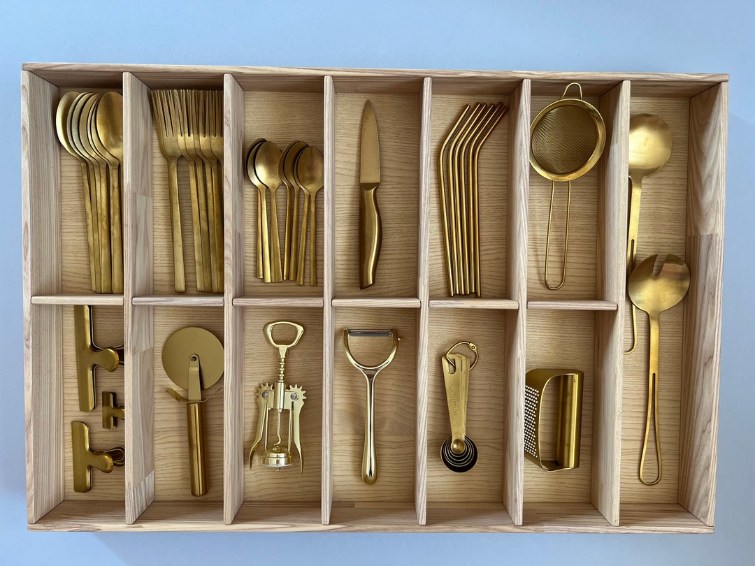 Custom Kitchen Drawer Organizer, Silverware, Utensil, and Flatware ...