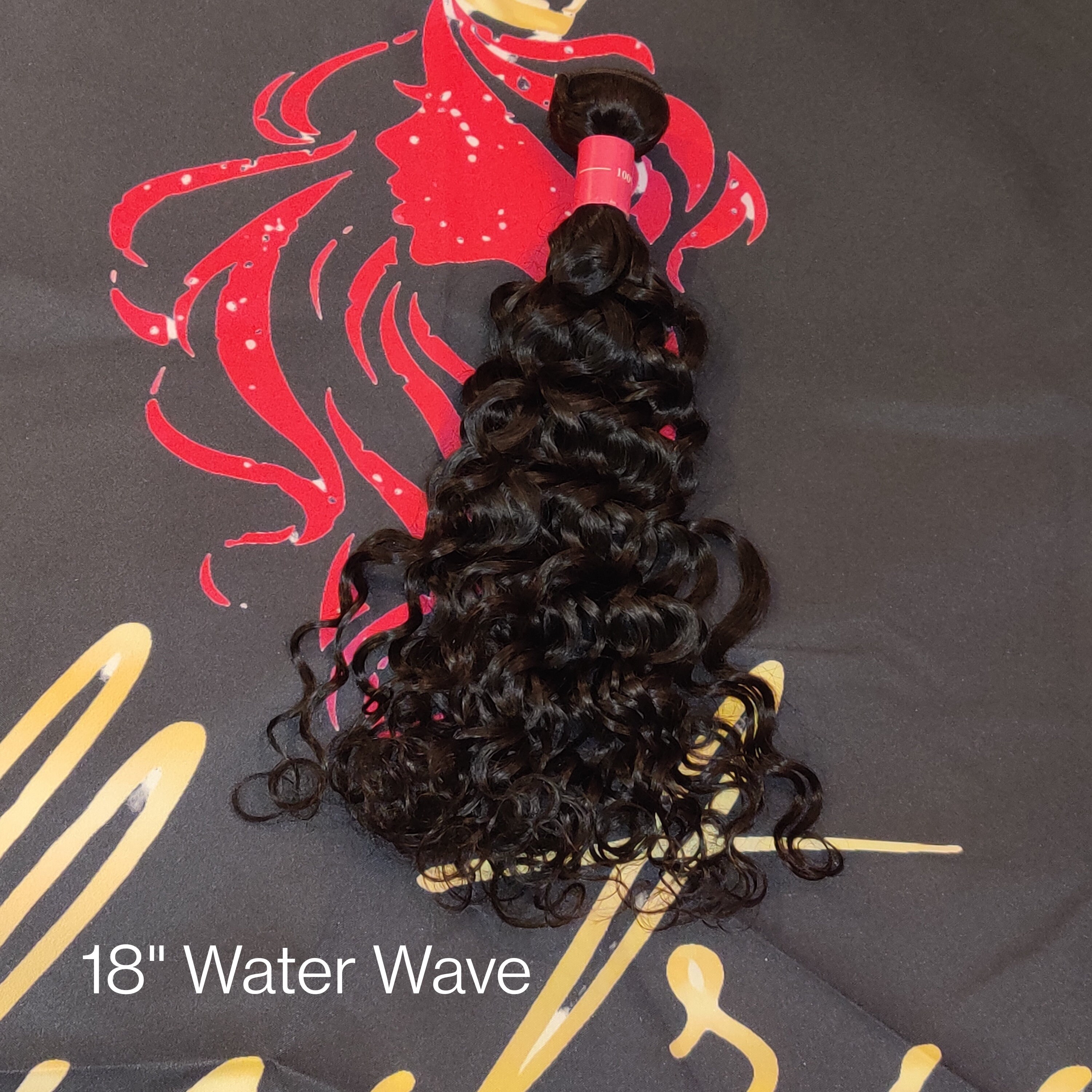 Premium 18 Inch Water Wave Human Hair Bundle Single Donor - Etsy