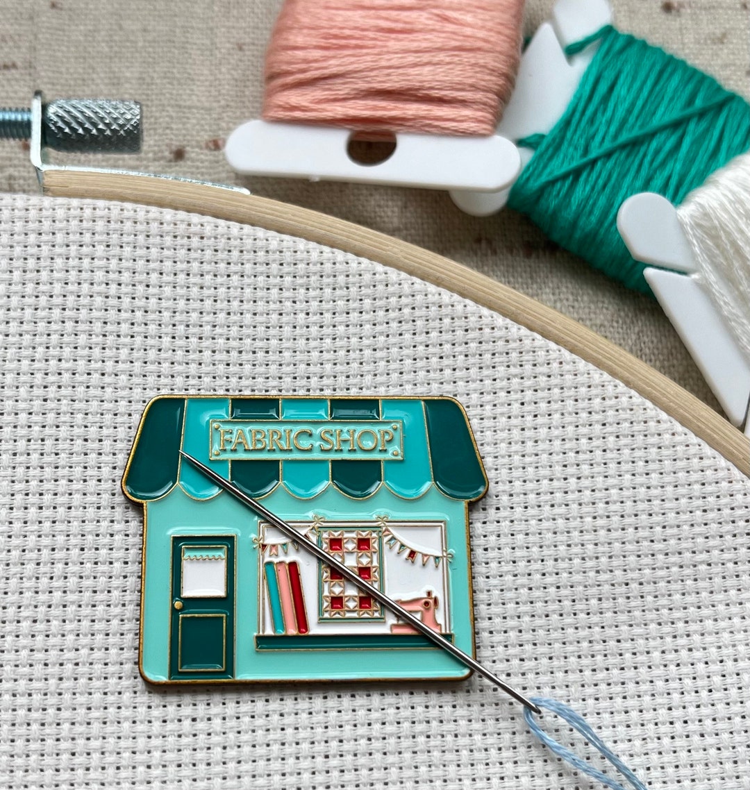 Fabric Shop Storefront Magnetic Needle Minder Holder for Embroidery ...