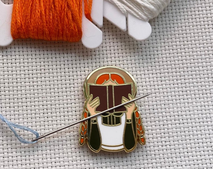 Classic Books Anne Reading Book Needle Minder/ Nanny for Embroidery ...