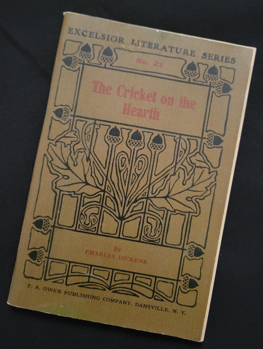 Excelsior Literature Series the Cricket on the Hearth Charles Dickens ...