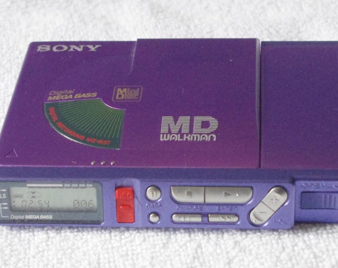 Sony MD Walkman MZ-R37 Violet Metallic. - Etsy