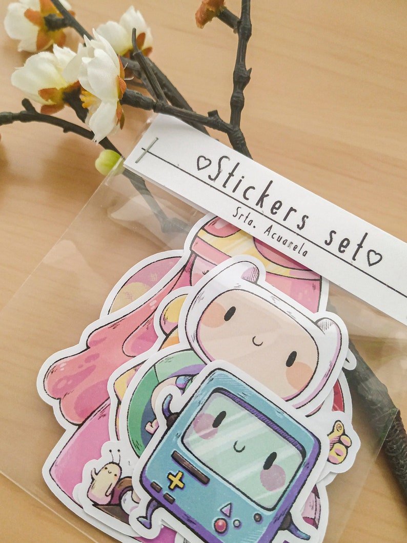 Adventure Time Sticker Set - Etsy