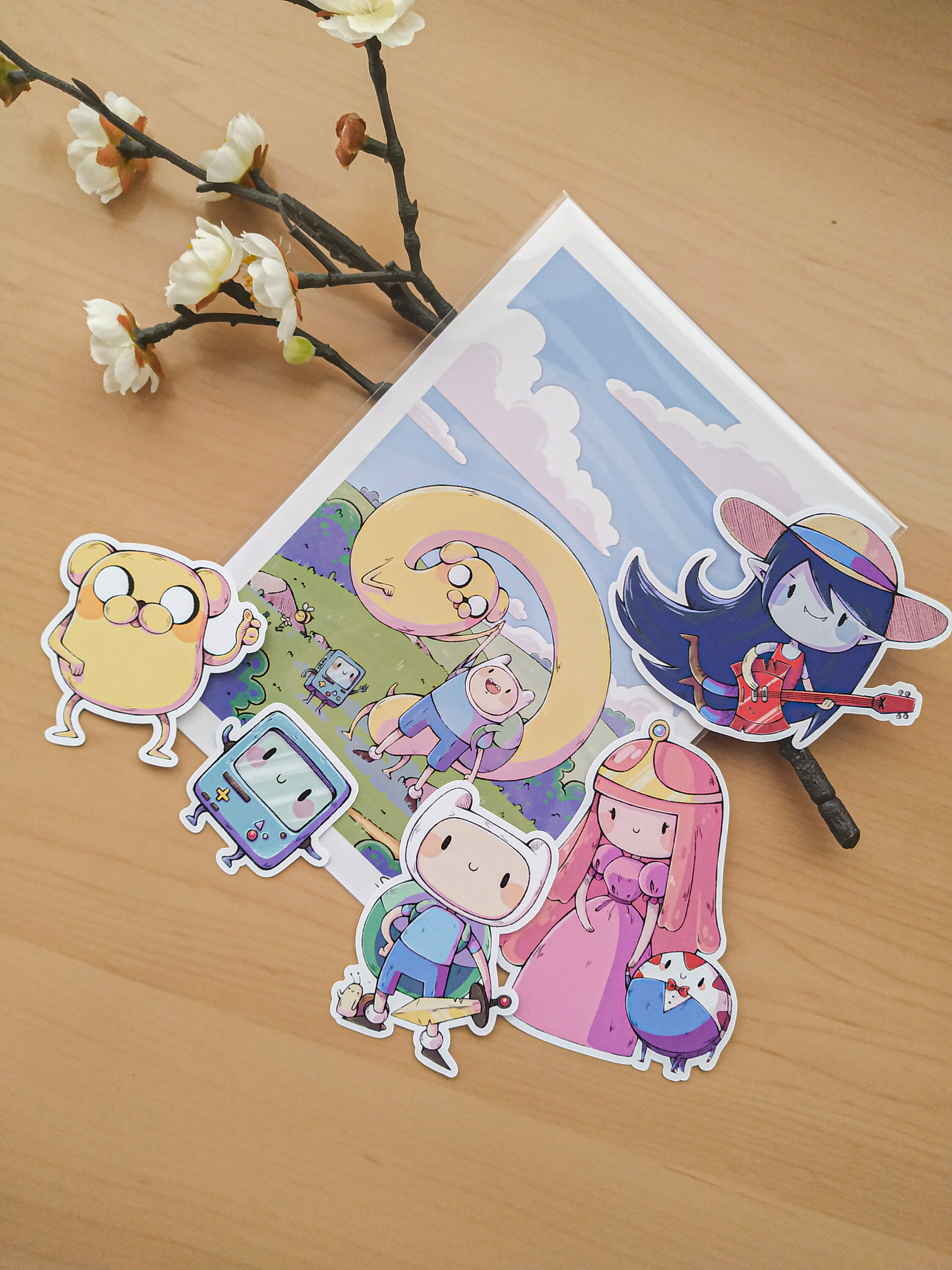 Adventure Time Print Sticker Set FREE STICKER - Etsy