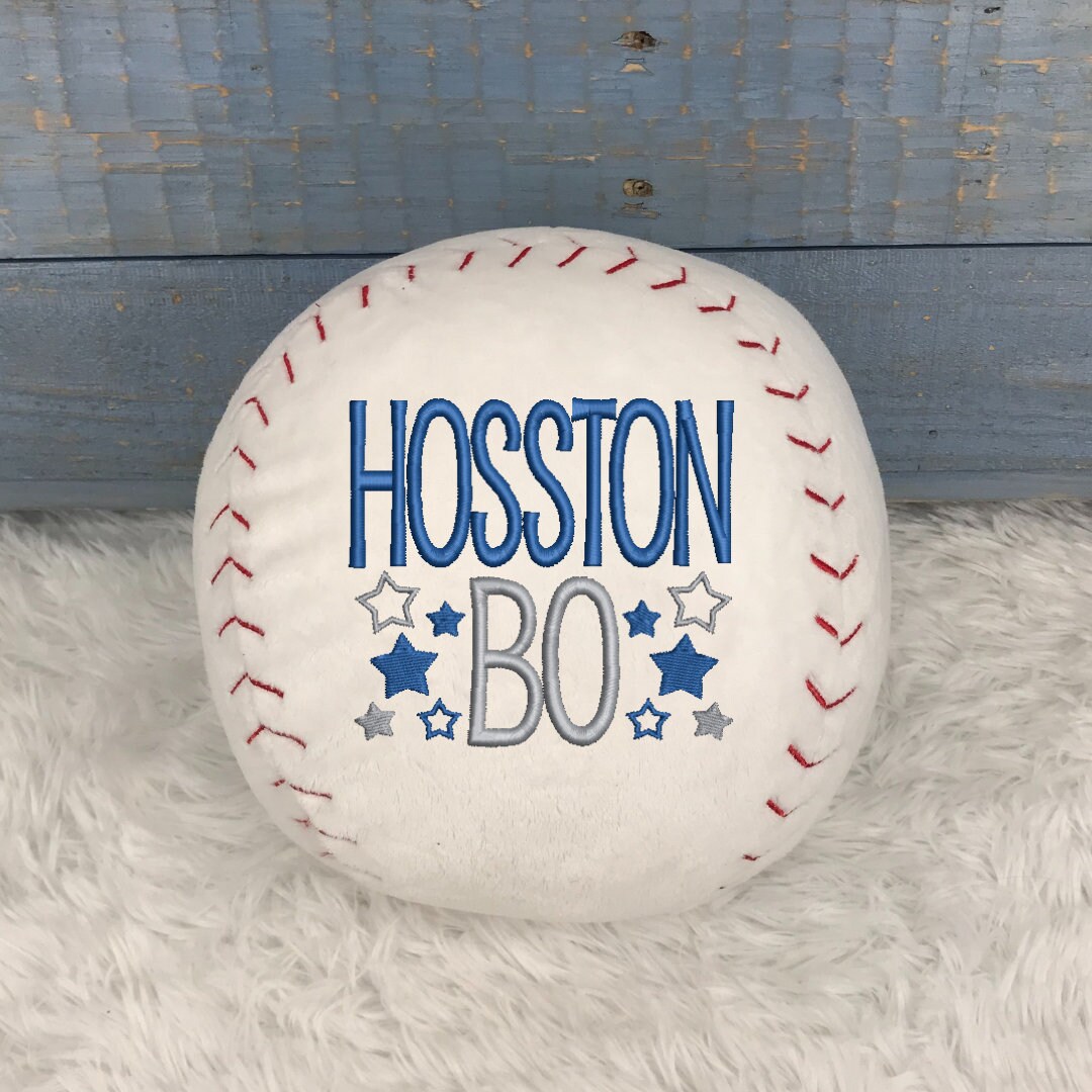 Personalized Stuffed Baseball Personalized Baby Gift Birth - Etsy