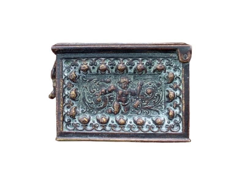 Ornate Antique Casket / Jewellery Box With Puti Design - Etsy