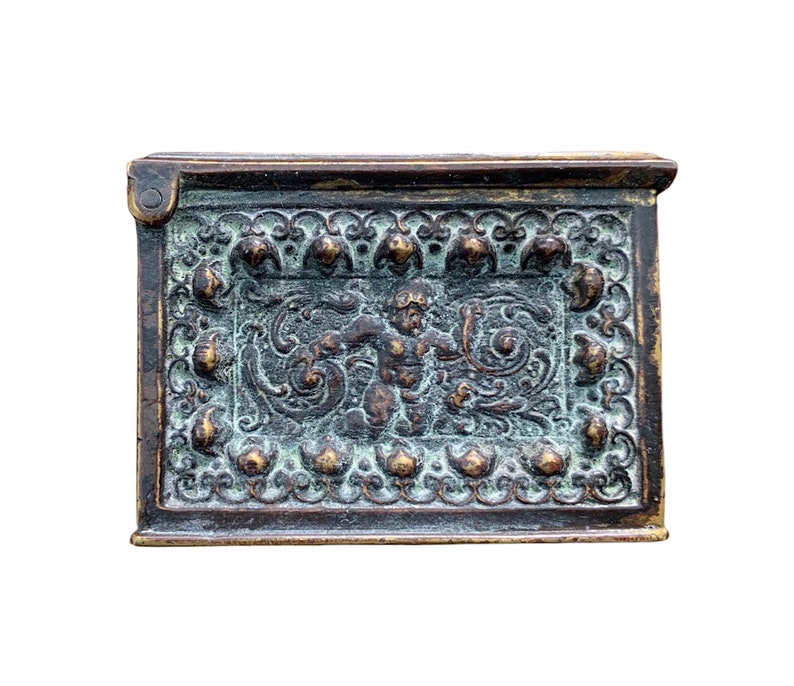 Ornate Antique Casket / Jewellery Box With Puti Design - Etsy