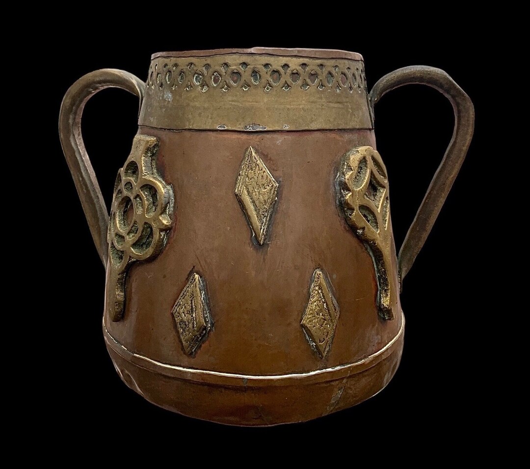 Wonderful Antique Eastern Cauldron / Pot With Embellishments - Etsy