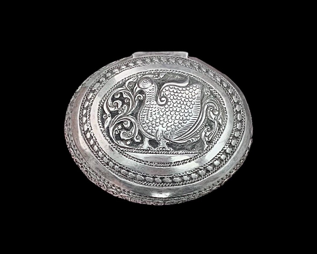 Antique Anglo Indian Snuff Box - Etsy