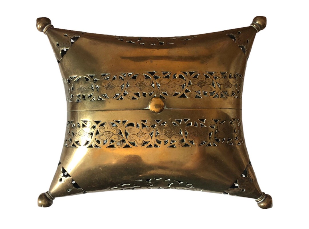 Unusual Brass Cricket Cage in the Form of a Purse / Pillow - Etsy