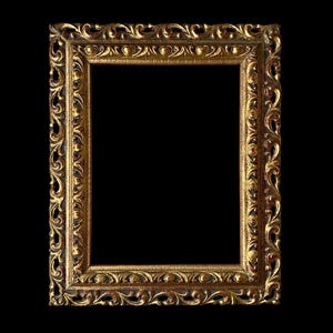 Antique Medium Gilt Wood Picture Frame - Etsy
