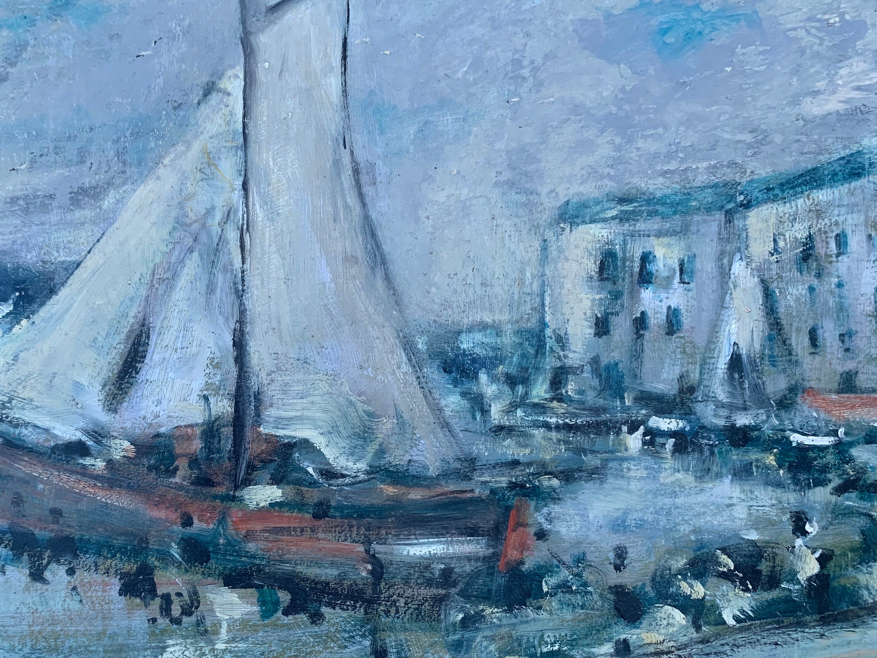 French Painting of Toulon - Vintage Impressionism - Etsy