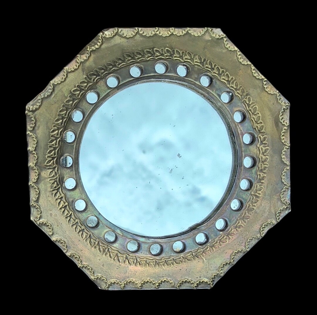 Small Vintage Geometric Eastern / Moroccan Wall Mirror - Etsy