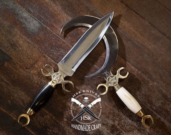Crescent Moon Boline Knife - Etsy