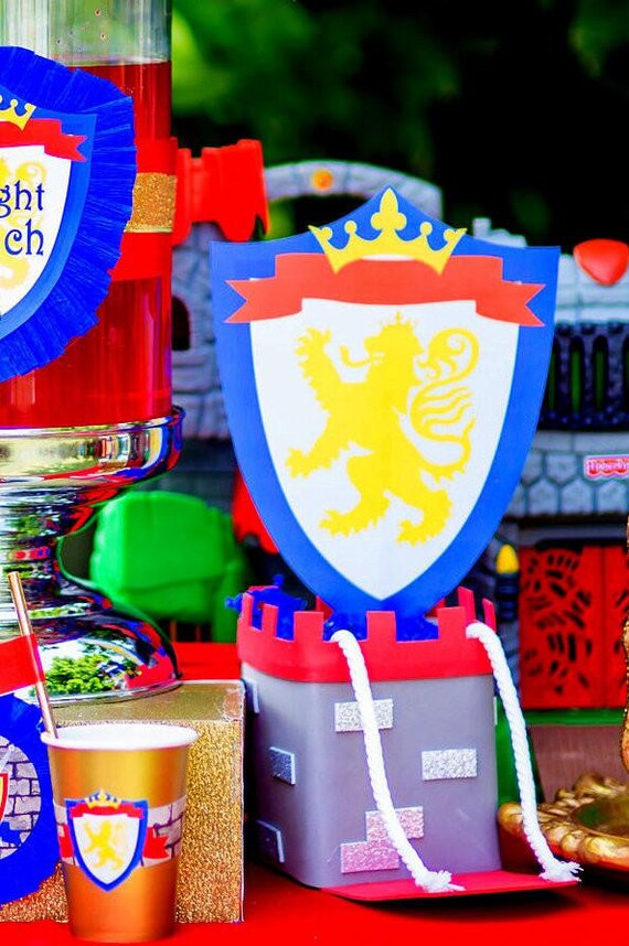 KNIGHT Party SHIELD Knight Birthday Birthday Party | Etsy