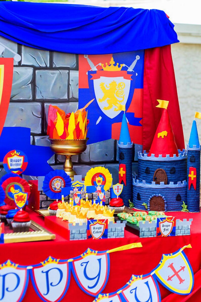 KNIGHT Party GAME SIGNS Knight Birthday Birthday Party | Etsy