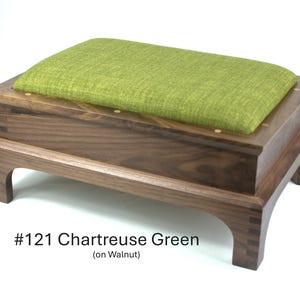 Expertly Handcrafted Footstool, Sturdy Walnut or Cherry Hardwood ...