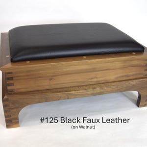 Expertly Handcrafted Footstool, Sturdy Walnut or Cherry Hardwood ...