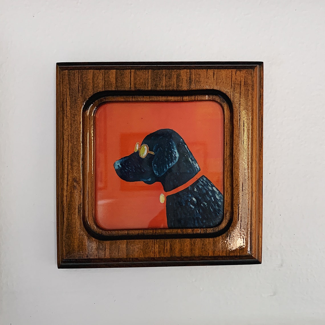 Jazz Dog, Hand-painted, Funky Animal Print, Dog Poster, Black Lab Wall ...