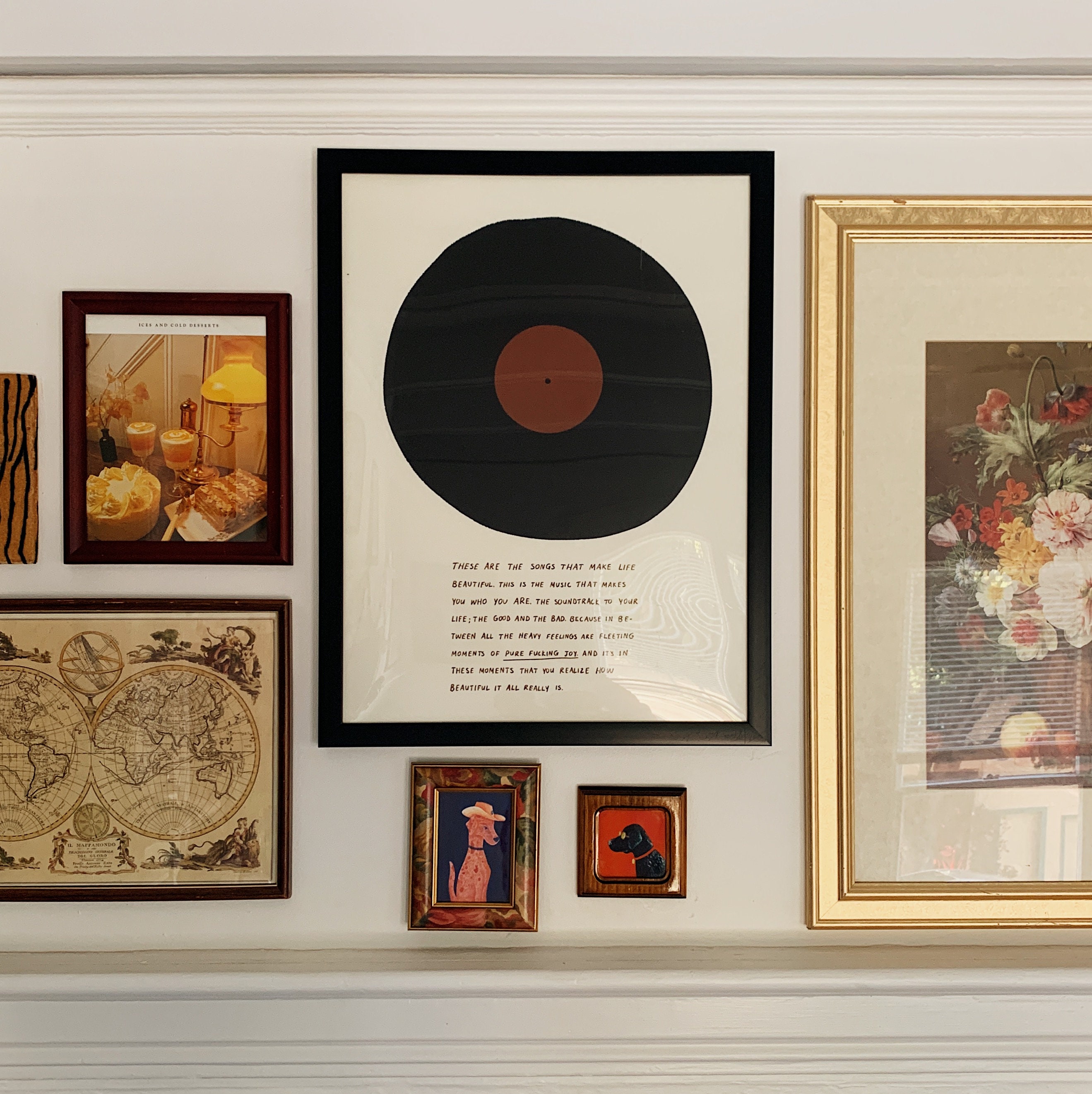 Music Wall Art Record Player Poster Turntable Print Band - Etsy