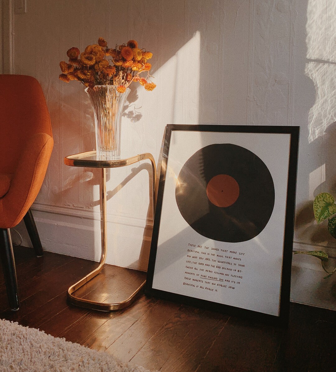 Music Wall Art, Record Player Poster, Turntable Print, Band Studio ...