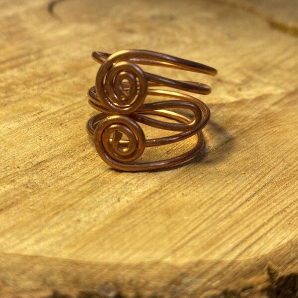 Copper Wire Ring - Etsy UK