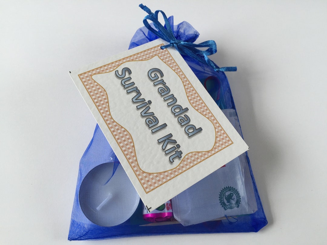 Grandad Survival Kit - Novelty Personalised Gift - Friendship Gift ...