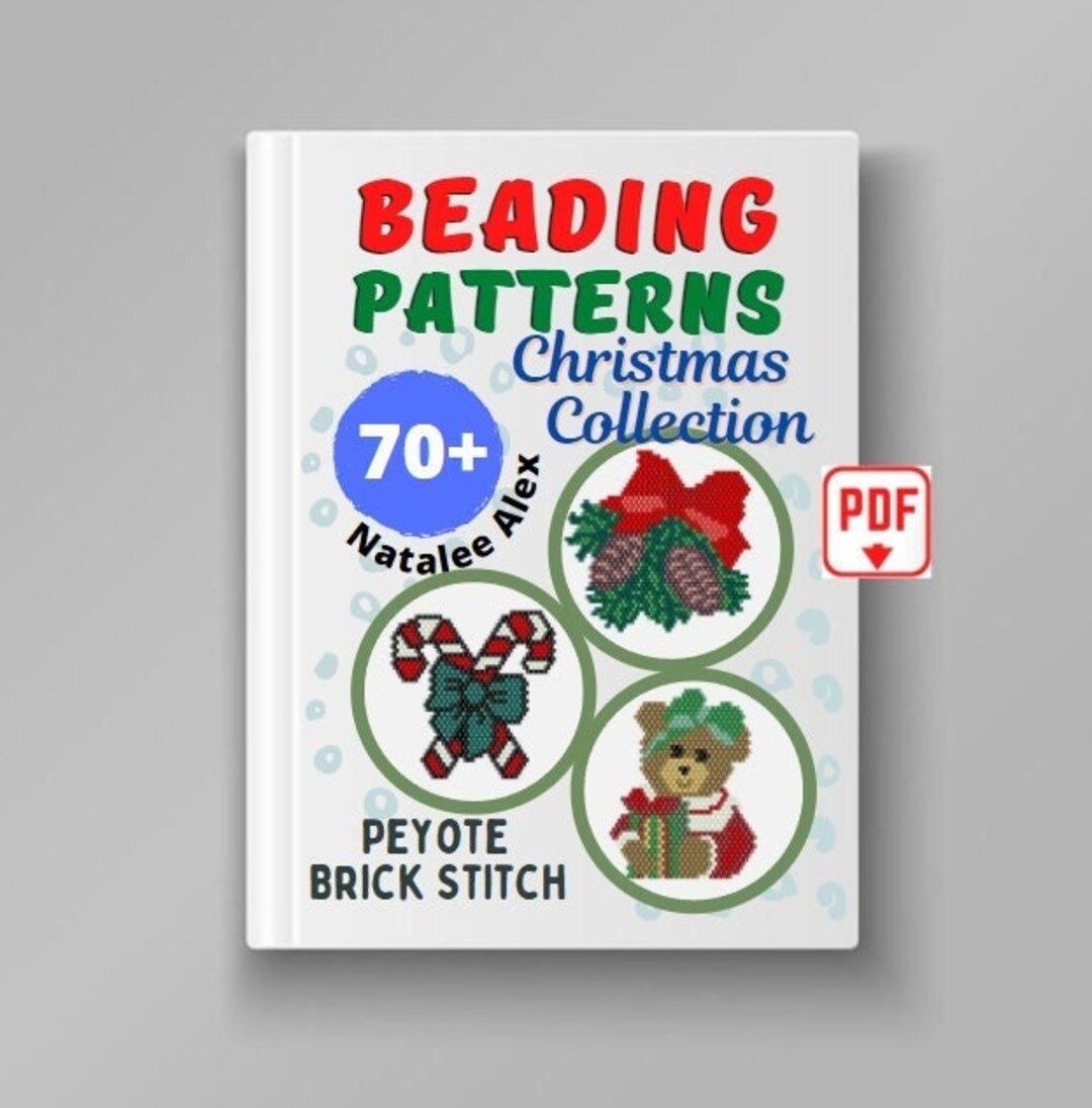 E-book 70+ Brick Stitch Patterns Christmas Collection Beading Patterns ...