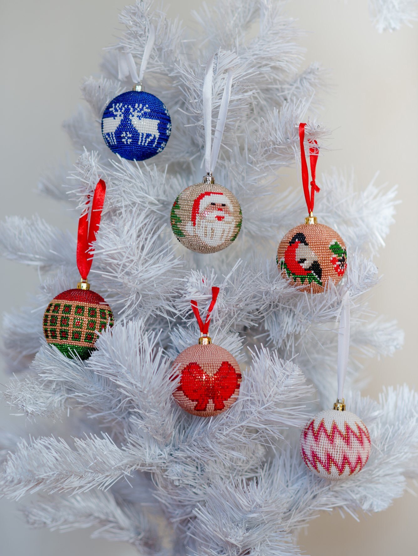 Bead Loom Patterns Christmas Bead Ball Santa Claus Beading - Etsy