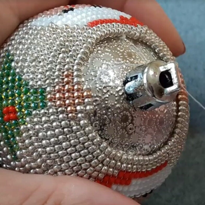 Bead Loom Patterns Christmas Bead Ball Santa Claus Beading - Etsy