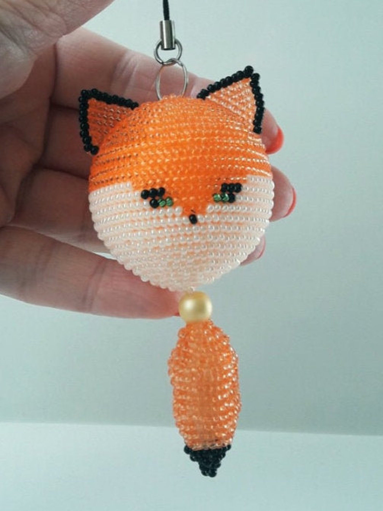 Beading Pattern Fox and Raccoon Set 3d Beading Patterns PDF File Video ...