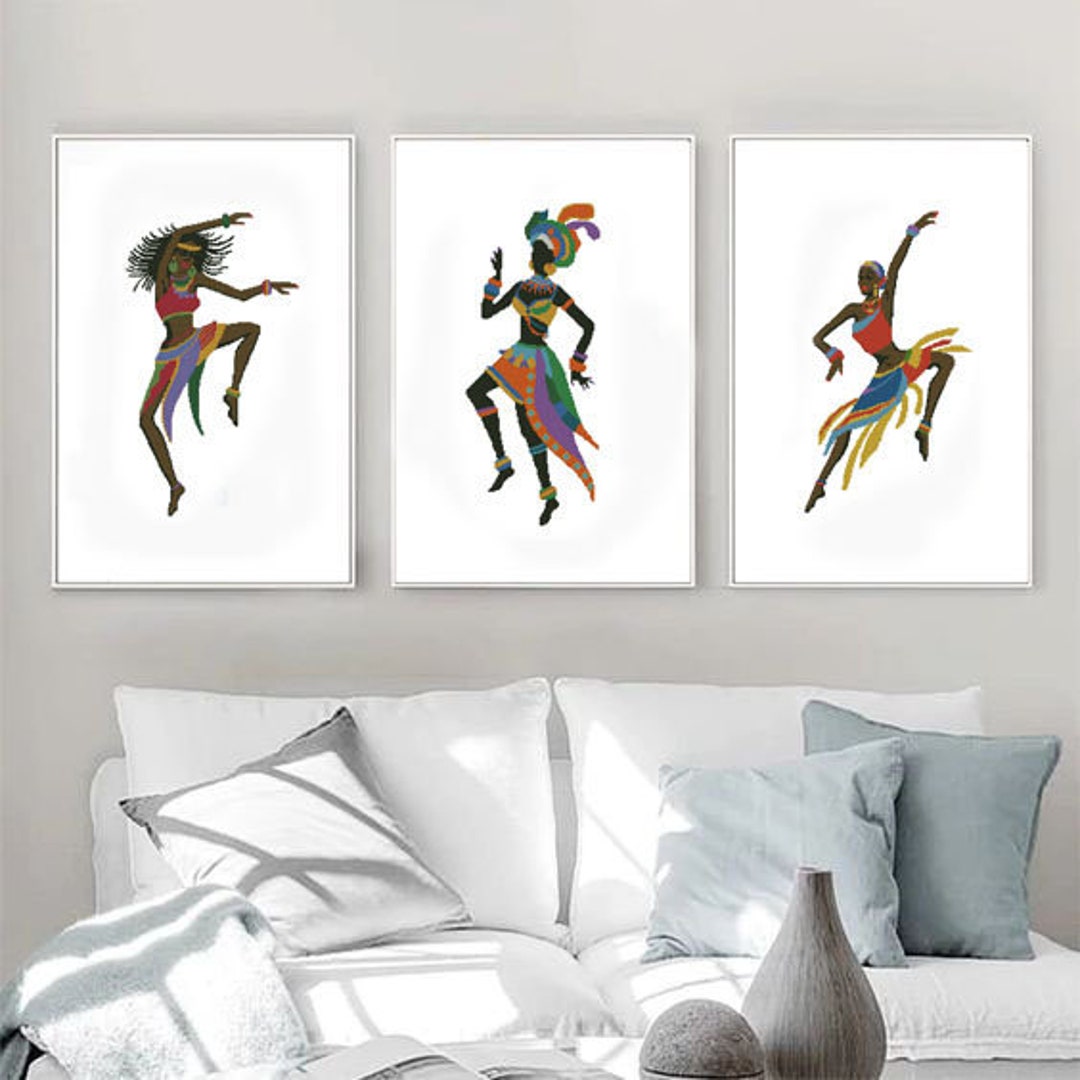 Cross Stitch Pattern Black Girl DIGITAL File African American Art Black ...