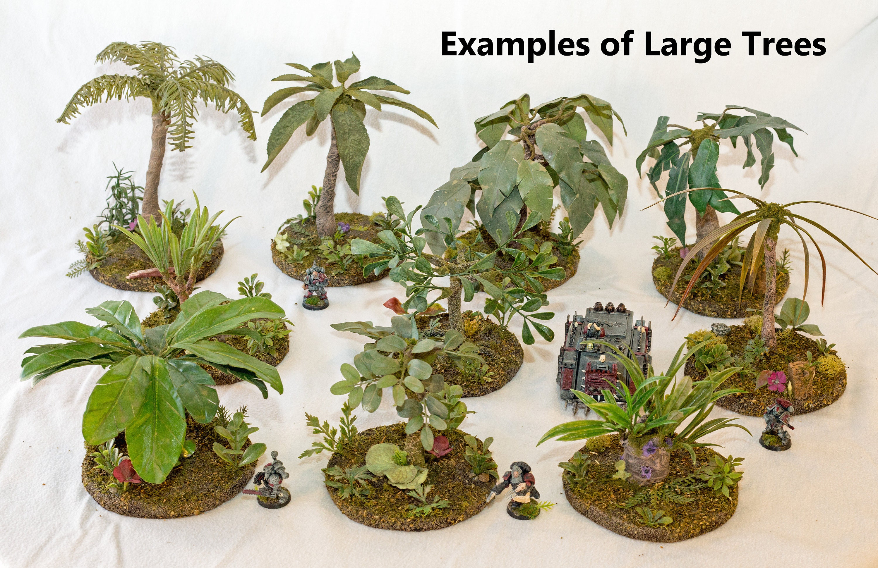 Massive Jungle Grove Jungle Trees for Miniature War Gaming & RPG ...
