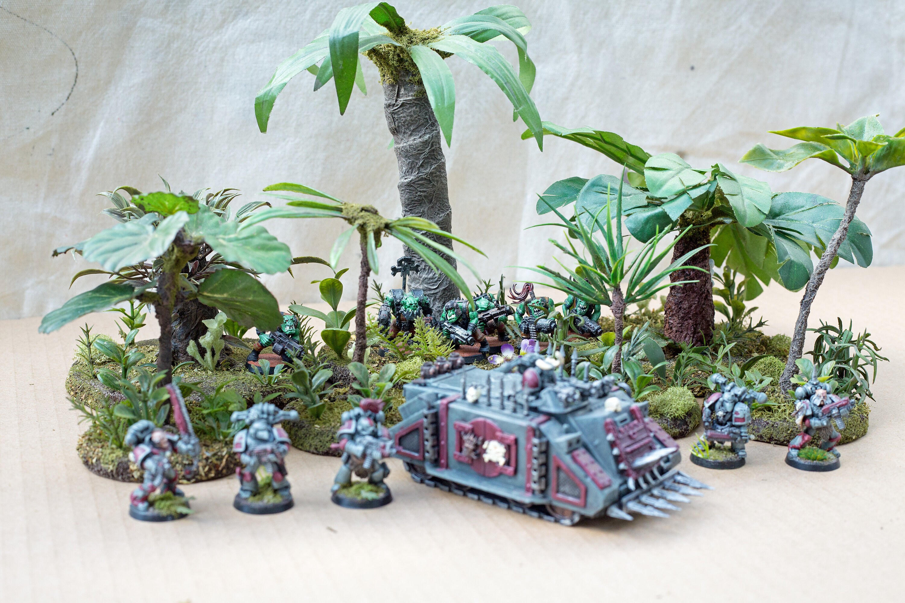 Massive Jungle Grove Jungle Trees for Miniature War Gaming & RPG ...