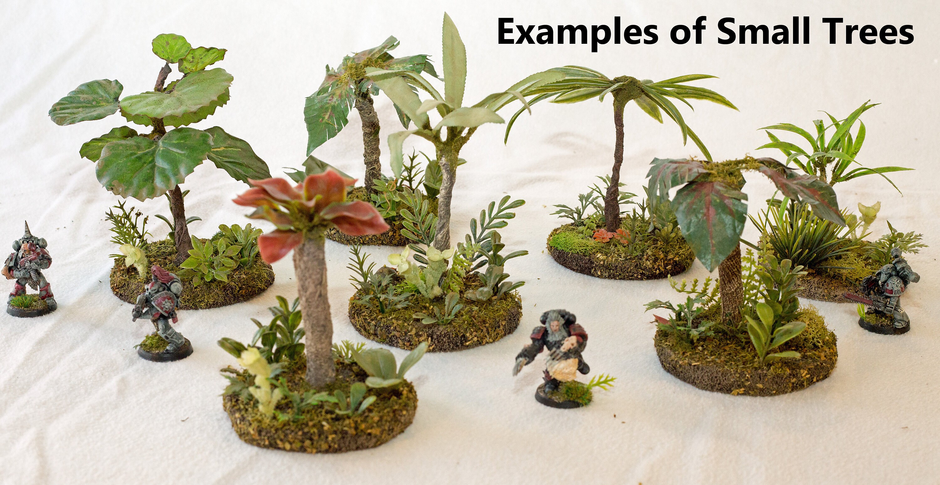 Massive Jungle Grove Jungle Trees for Miniature War Gaming & RPG ...