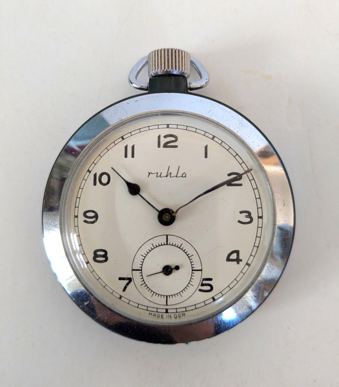 Vintage Ruhla German Democratic Republic Military Pocket Watch - Etsy