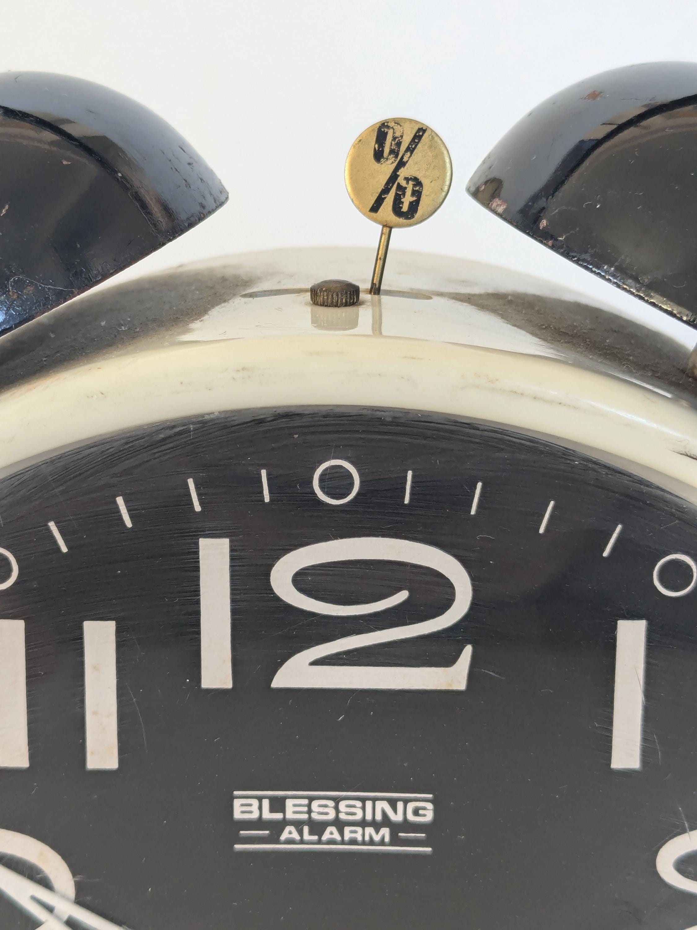Vintage Blessing West Germany Wind up Metal Alarm Clock XXL Size - Etsy