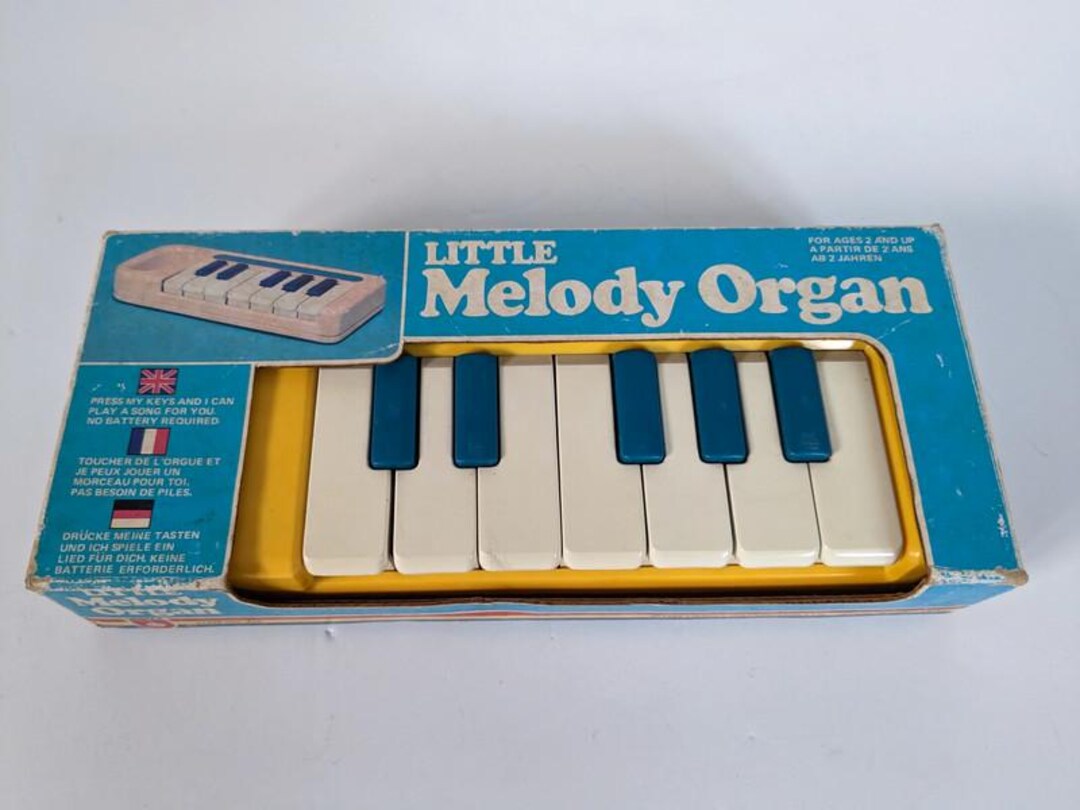 Vintage Rare 1982 Unimax Little Yellow Melody Organ With Box - Etsy