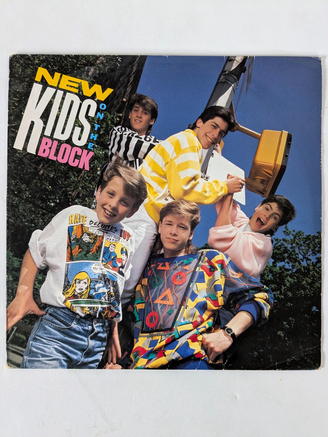 New Kids on the Block NKOTB Self Titled 1986 LP Vinyl Album Record ...