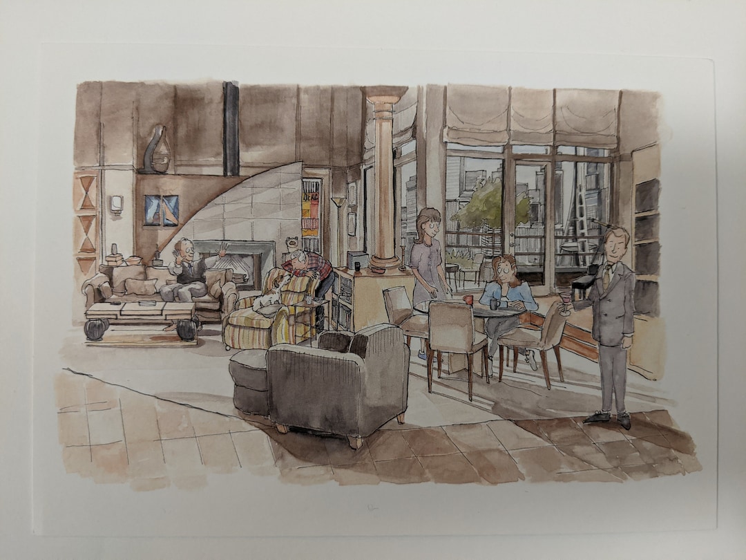 A6 Sized Sherry Niles? Postcard Inspired by Hit Tv Show Frasier - Etsy