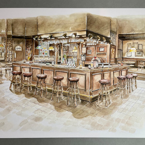 Cheers Tv Show Bar Sign - Etsy