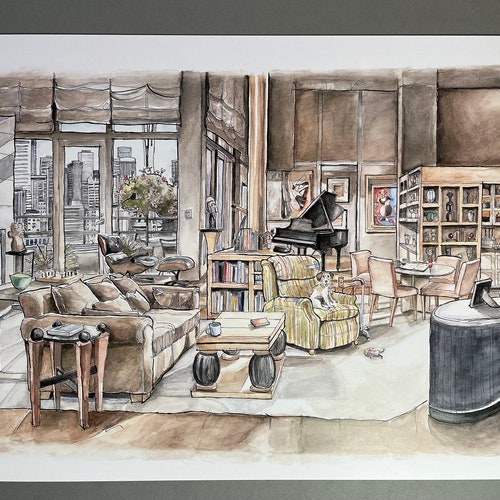 Frasier Jack Otterson Vase Painting Poster - Etsy