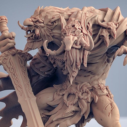 Troll Shaman Premium Dnd Miniature Mini 28mm 32mm up to 100mm - Etsy