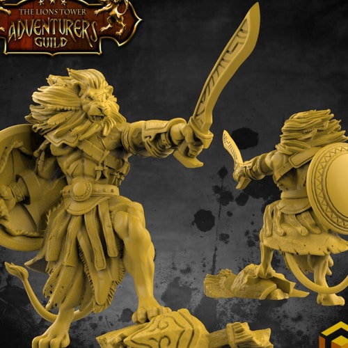 Tabaxi Witch Premium 3D Printed Miniatures 28mm 32mm to - Etsy