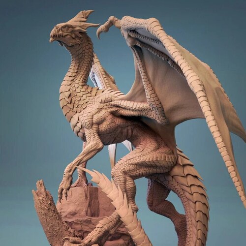 Couatl Snake Serpent V2 Premium 3D Printed Fantasy Tabletop - Etsy