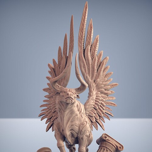 Sphinx Premium 3D Printed Miniatures 28mm 32mm to 100mm - Etsy